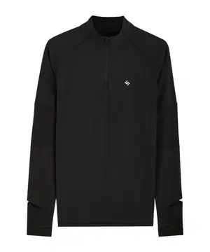 REPRESENT Elastic Zipper Top - Black