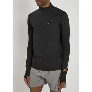 REPRESENT Elastic Zipper Top