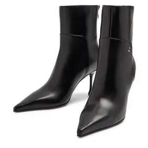 JIMMY CHOO Leather Heeled Ankle Boots