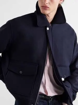 A.p.c. Charlie Wool-blend Twill Blouson Jacket