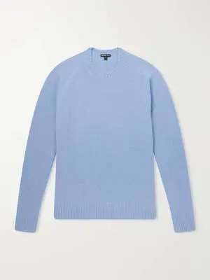 JAMES PERSE Cashmere-jersey Sweater - Blue