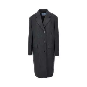 Prada Wool Double Single-breasted Coat