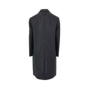 Prada Wool Double Single-breasted Coat