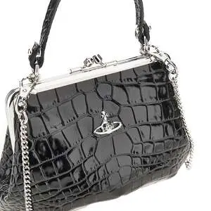 VIVIENNE WESTWOOD Croco-print Leather 'granny Frame' Mini Bag