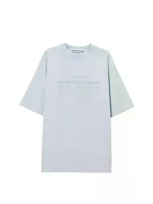 Alexander Wang Short Sleeve T-shirt W/ Mirror Logo