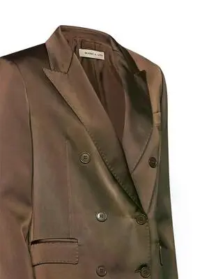 BLANCA VITA Double-breasted Peak-lapel Trouser Suit