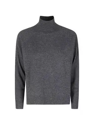 Max Mara High-neck Raglan-sleeve Sweater - Grey