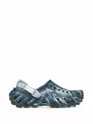 CROCS Echo Marbled Mules - Blue