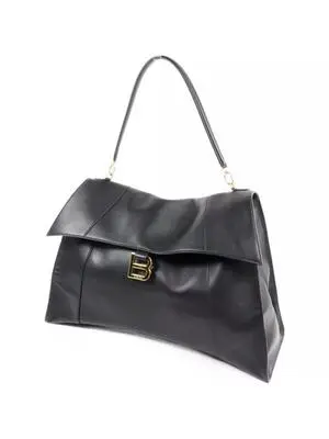 Balenciaga Hourglass Soft B Logo Shoulder Bag