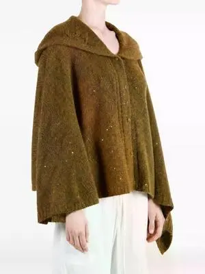 YANGKEHAN Jin Ge Sequin-embellished Knitted Cardigan