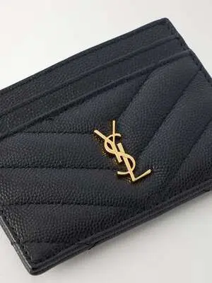 Saint Laurent Cassandre Matelassé Leather Card Holder