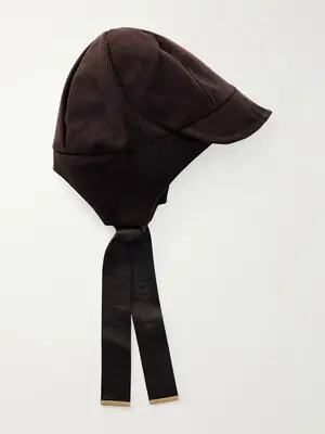 WE NORWEGIANS Britt Padded Webbing-trimmed Corduroy Hat