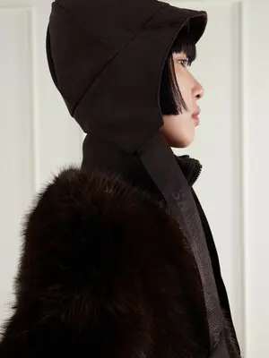 WE NORWEGIANS Britt Padded Webbing-trimmed Corduroy Hat