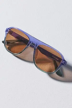 SUNSKI Shorele Aviator Sunglasses - Brown