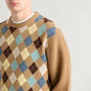KHAKIS Milo Argyle Sweater