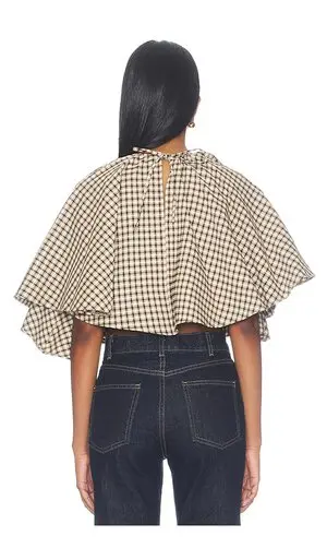 LOVERS AND FRIENDS Jennie Cape Top In Multi