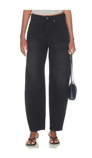 PISTOLA Sacha High Rise Relaxed Barrel Jeans In Black