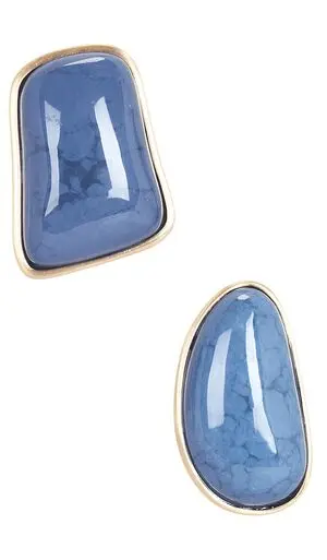 Cult Gaia Yusra Earring In Blue - Tide