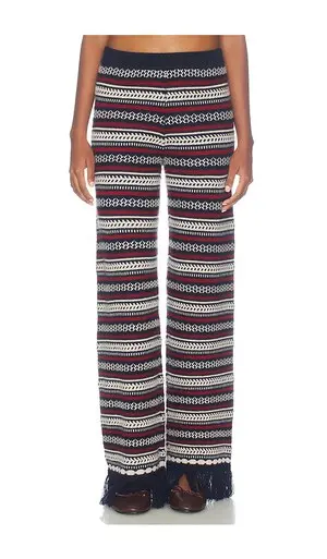 Guest In Residence Western Stripe Pant In Multi