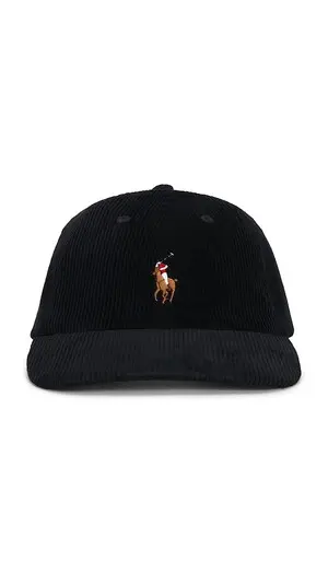 Polo Ralph Lauren Corduroy Woven Cap - Black
