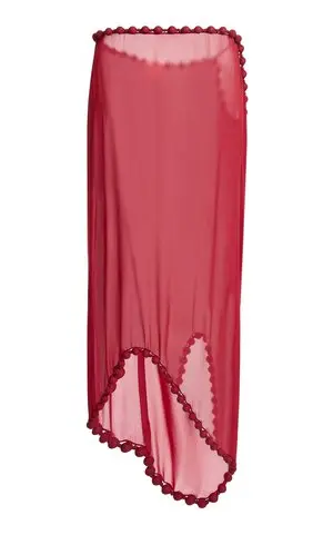 Victoria Beckham Bubble-embellished Cutout Midi Skirt