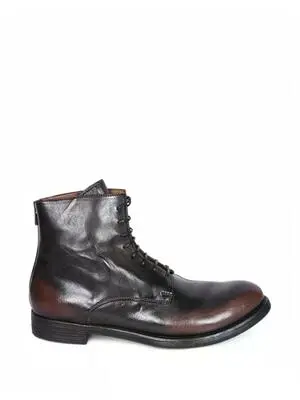 Officine Creative Hive 016 Lace-up Leather Boots - Brown