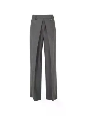 Giuseppe Di Morabito Layered Wide-leg Tailored Trousers