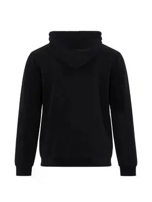 EA7 Logo-embroidered Hoodie