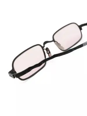 KUBORAUM Rectangle-frame Tinted Sunglasses - Black