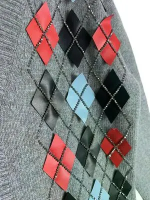 Vivetta Diamond-embroidered Cardigan