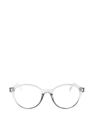 SNOB Clip-on Round-frame Glasses