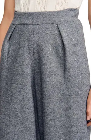 Sandro Rhinestone Barrel-leg Joggers