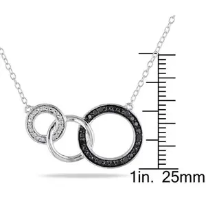 JULIANNA B. Diamond Circle Link Necklace
