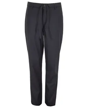 LORDS OF HARLECH Wool Drawstring Pant - Black