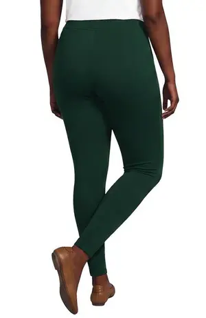 LANDS' END High Rise Serious Sweats Fleece Lined Pocket Leggings