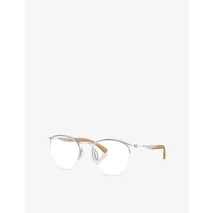 Ray-ban Rx7553 Round-frame Metal Optical Glasses