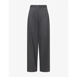 Rag & Bone Lawrence Tailored Wool-cashmere Blend Trousers - Charclmult