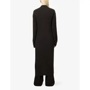 Le Kasha Ribbed Long Cashmere Knit Cardigan