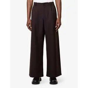 Our Legacy Bridge Wide-leg Wool Chinos
