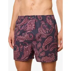 Derek Rose Ledbury Classic-fit Cotton Boxer Shorts - Multi