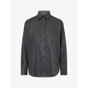 Rag & Bone Connie Tailored Wool-cashmere Blend Shirt - Charclmult