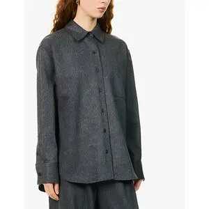Rag & Bone Connie Tailored Wool-cashmere Blend Shirt