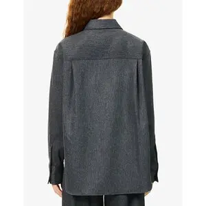 Rag & Bone Connie Tailored Wool-cashmere Blend Shirt