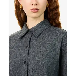 Rag & Bone Connie Tailored Wool-cashmere Blend Shirt