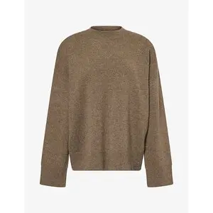 Le Kasha Crew Neck Cashmere Knit Jumper - Olive