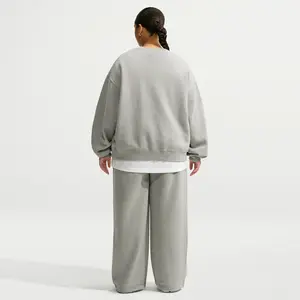 Nike Studio Fleece Medium Weight Mid-rise Wide-leg Pants