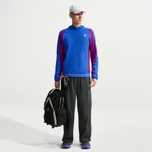 Nike Wolf Lichen Crew-neck Top - Blue