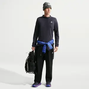 Nike Wolf Lichen Crew-neck Top - Grey