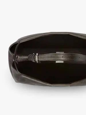 Fendi My Peekaboo Large Leather Shoulder Bag With Vintage Effect