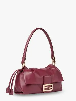 Fendi Baguette Soft Medium Leather Shoulder Bag